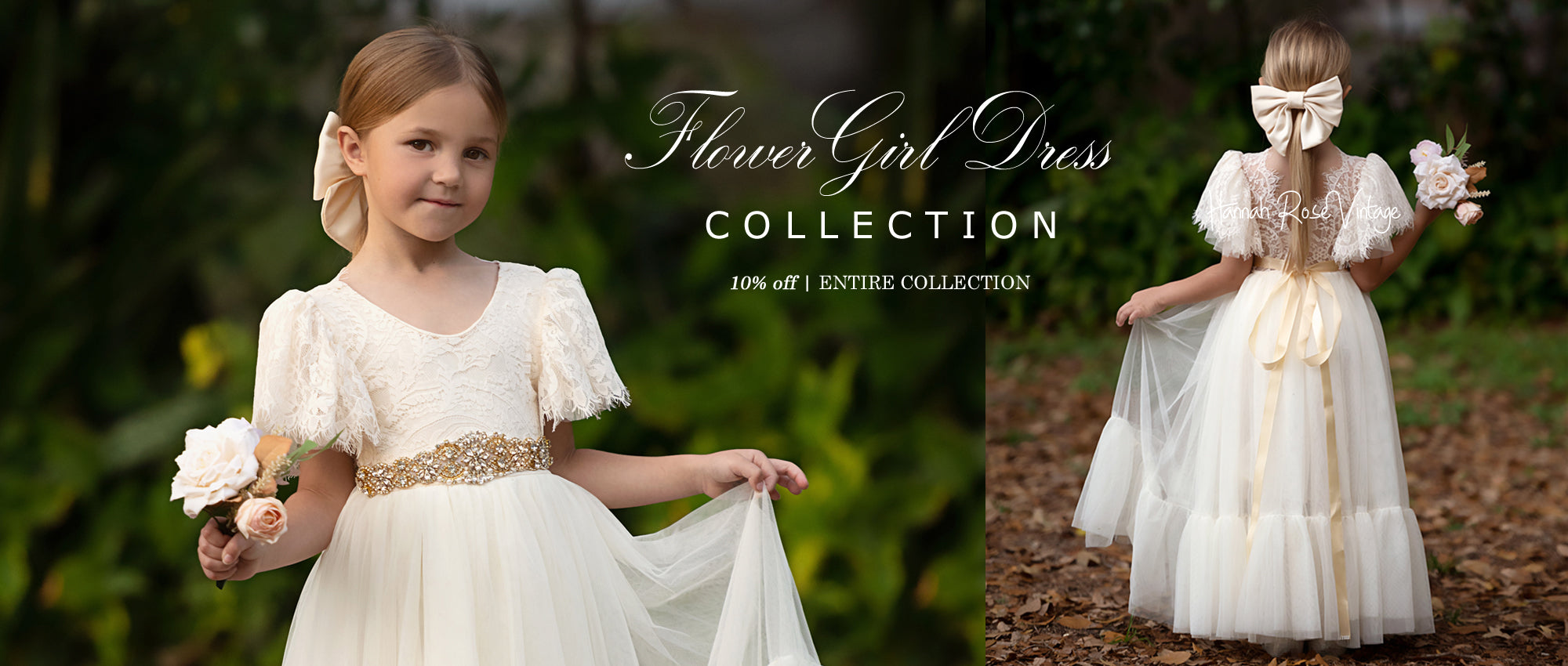 Hannah Rose Vintage Boutique Flower Girl And Special Occasion Dresses